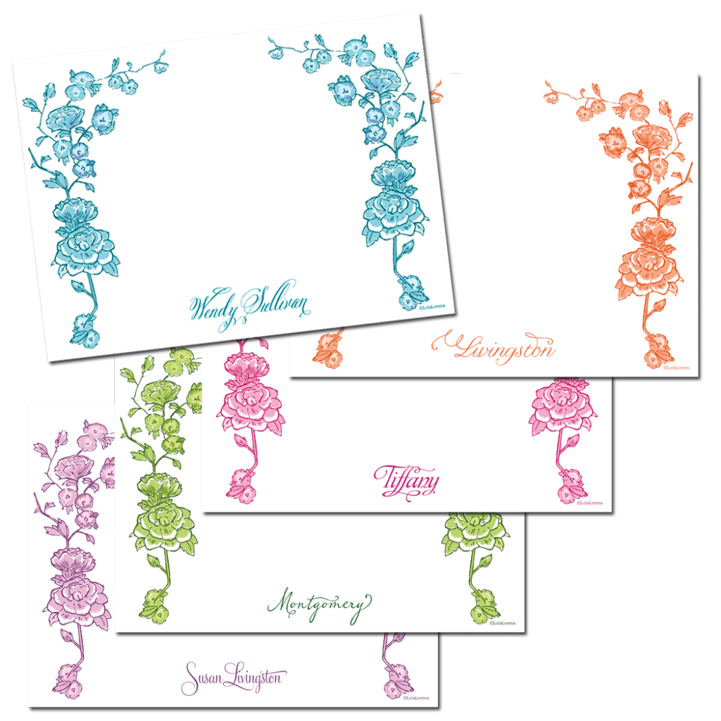 Hand Drawn Flowers Notecards Set Of 20 Lola Lorena Ltd Co hand-drawn-flowers-notecards-set-of-20-lola-lorena-ltd-co